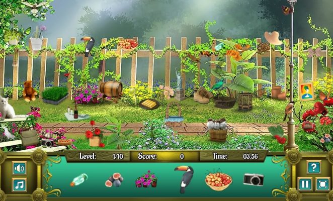 Hidden Object Garden Free Game - Play Now Online With No Download